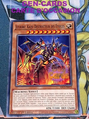 CARTE Yu Gi Oh JIZUKIRU, KAIJU DESTRUCTEUR DES ETOILES SDCS-FR019 1ère ...