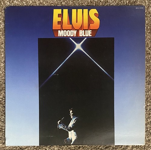 ELVIS PRESLEY - Moody Blue - 1977 RCA AFL1-2428 LP Vinyl Record | eBay