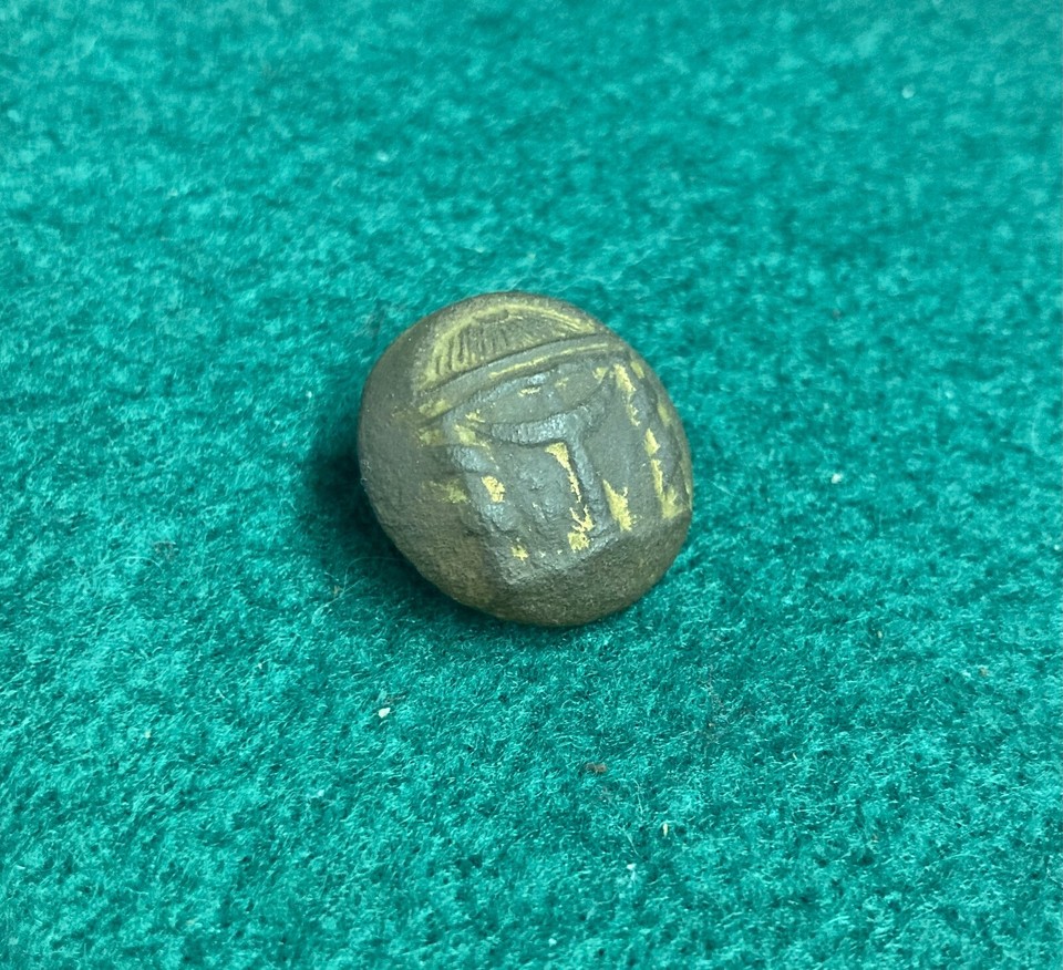 Dug Confederate Civil War Georgia Military Button CS Camp Relic ...
