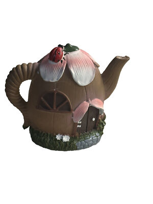 Fairy Garden Forest Figurine Ladybug Tea Pot Polyresin/Resin. 5 In | eBay