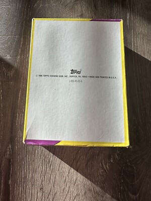 Vtg 1986 Topps Garbage Pail Kids Original 4th Series 4 GPK 48 Wax Packs ...