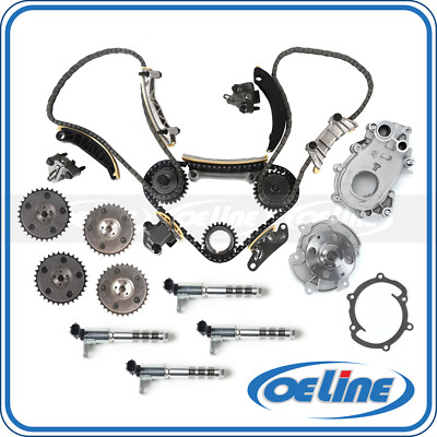 Timing Chain Kit Oil Water Pump for 04-06 GM Buick Cadillac CTS SRX 3 ...