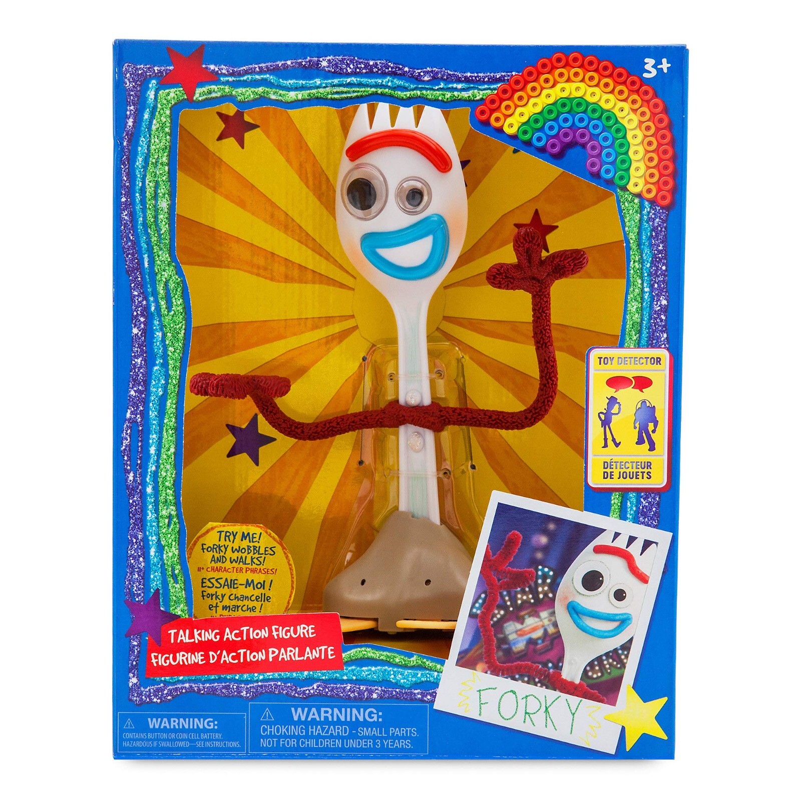 NEW Disney Pixar Toy Story 4 Forky Interactive Talking Action Figure 7 ...