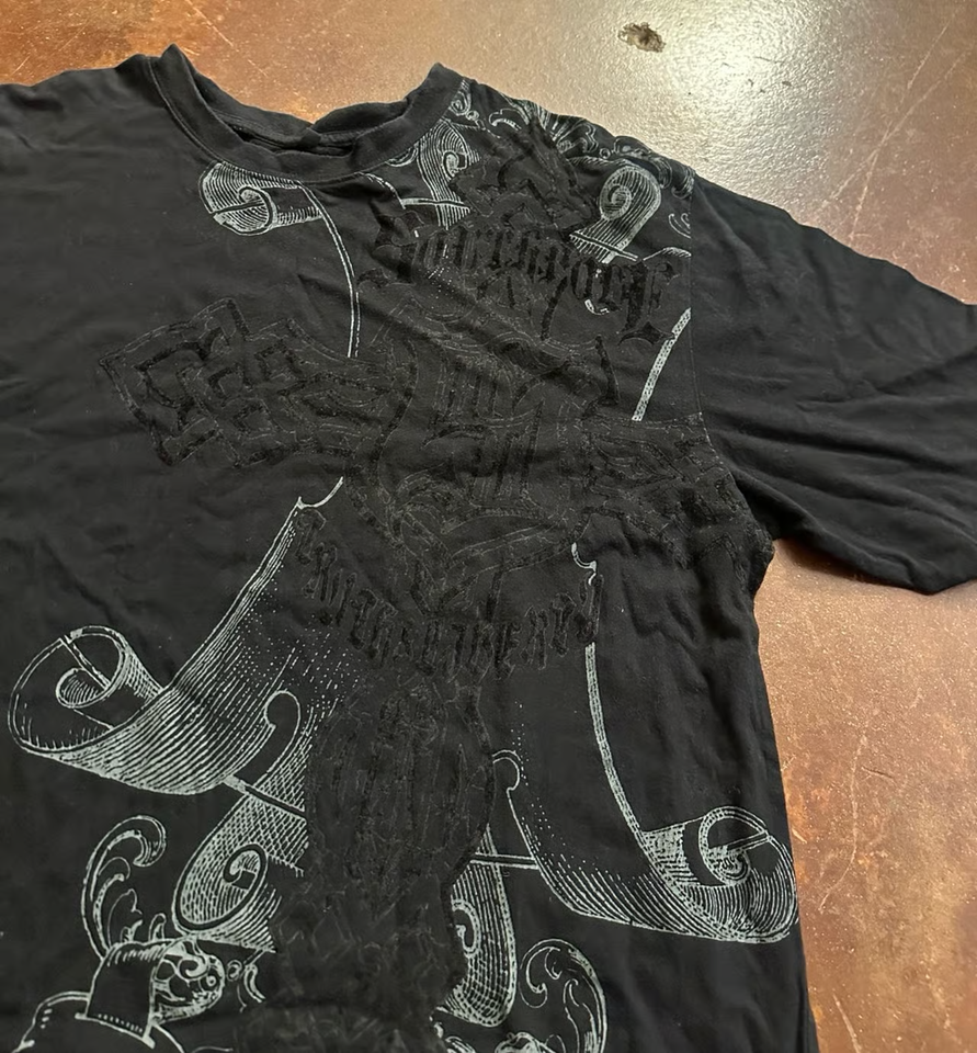 Y2K Affliction Style Southpole Men’s Tshirt size XL | eBay