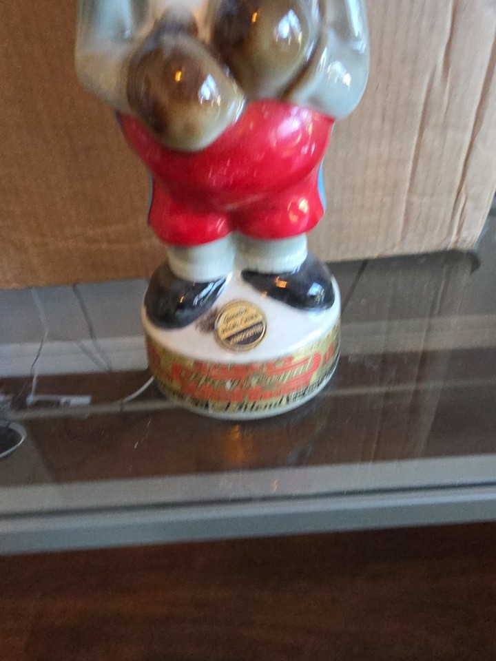 1964 Democratic Donkey Boxing Gloves Top Hat Whiskey Decanter Jim Beam ...