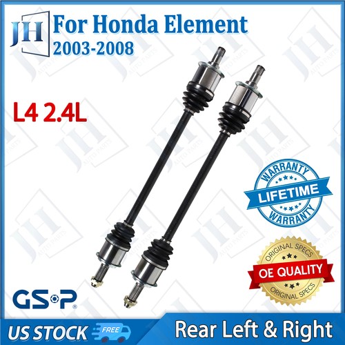 OE Rear Pair Left Right CV Axle Shaft Set for 2003 04 05 06 07 08 Honda ...