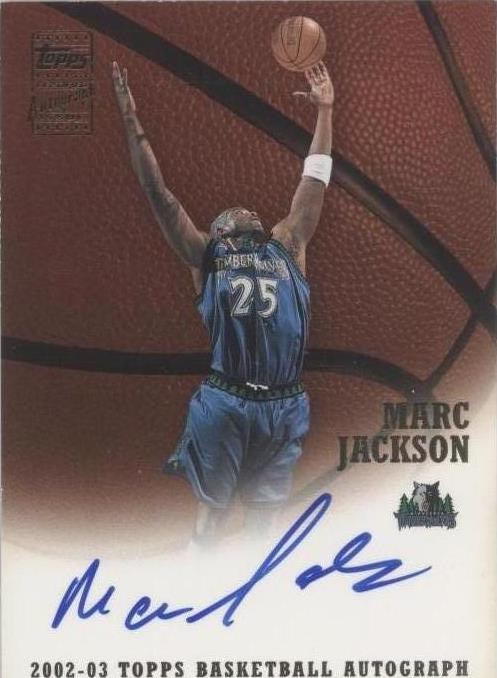 2002-03 Topps - Autographs Marc Jackson #TA-MJ (AU) for sale online | eBay
