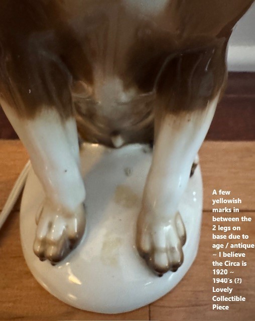 Antique Boston Terrier 'GERMAN' Lamp *RARE* ~ In BT Collectibles Book ...
