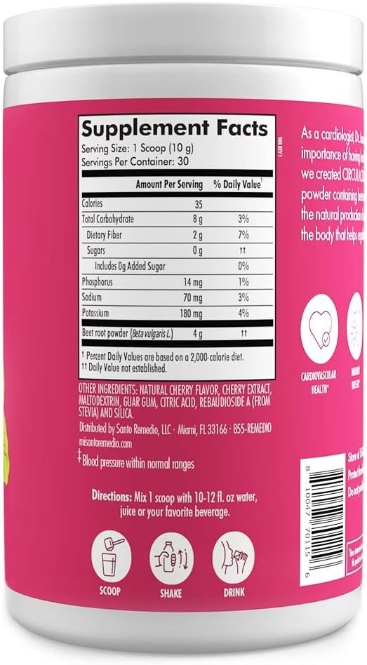 Circulacion Plus, Nutritional Supplement, Beets Extract, Superfood for ...