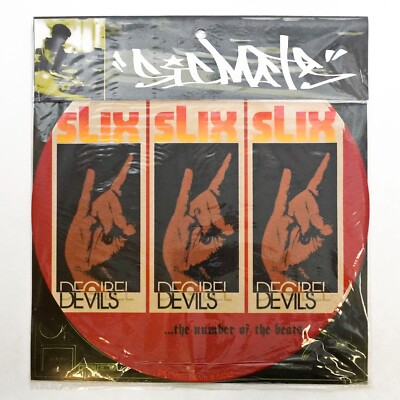 Decibel Devils Deftones Team Sleep Slix Sicmats Turntable Slip Mat Set ...