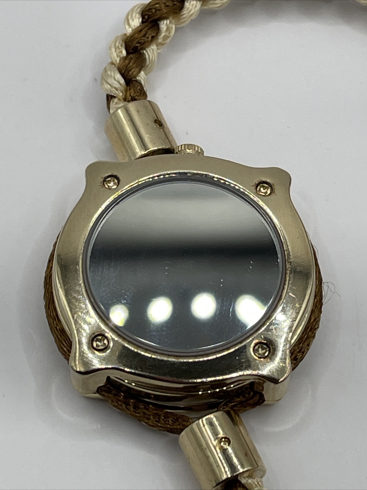 Rumba Time , ladies Watch Gold Braided Band and Gold Tone Hardware | eBay