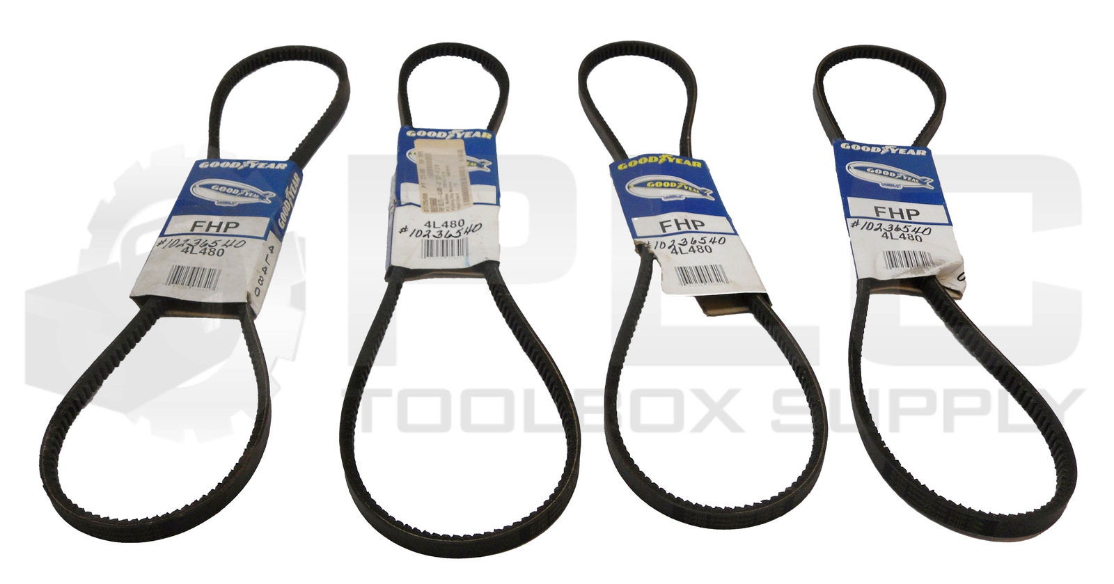 LOT OF 4 NEW GOODYEAR 4L480 V BELT 7/16" | eBay