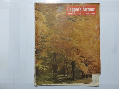 Capper's Farmer October 1947 Magazine 3P | eBay