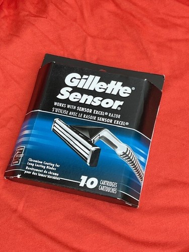 Gillette Sensor Blades Refill 10 Cartridges New & Sealed | eBay