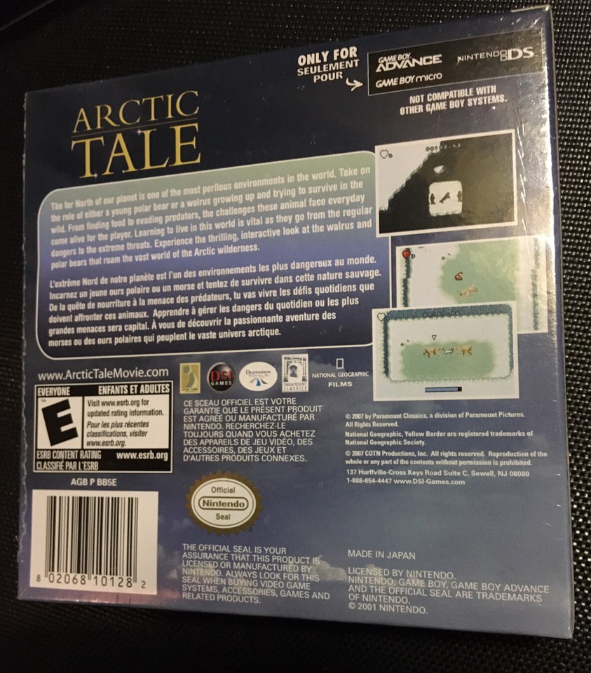 NINTENDO GAME BOY ADVANCE GBA Video Game ~ ARCTIC TALE ~ NEW | eBay