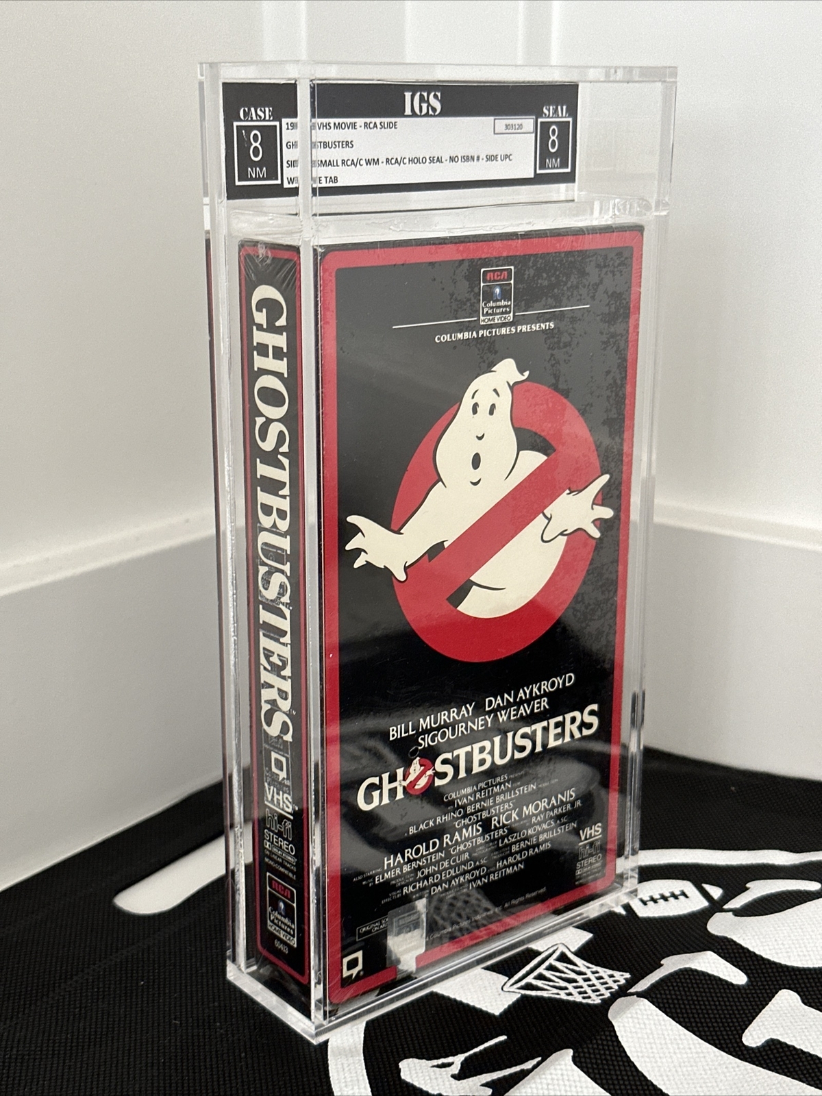Ghostbusters VHS Sealed RCA 1985 Red Border IGS Graded 8/8 Near Mint ...