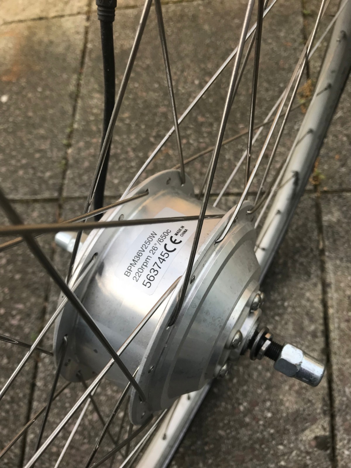 ebike DIY motor sticker 250w legal Ninecontinent9c Bafang MAC MXUS ...