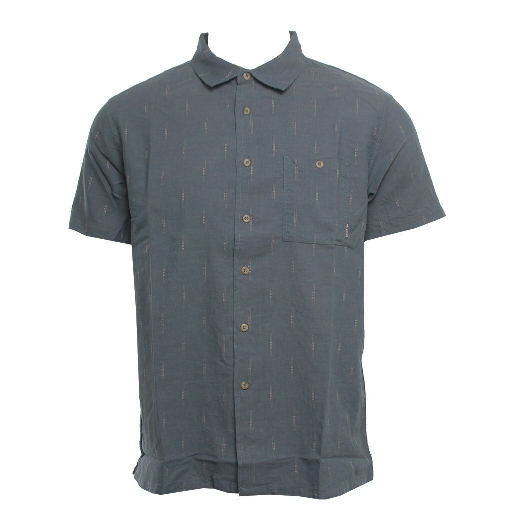 BILLABONG Men's SUNDAYS JACQUARD S/S Woven Shirt - DAR - XL - NWT