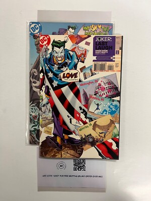 2 Joker Last Laugh DC Comic Books # 3 4 Batman Superman Robin Flash 85 ...