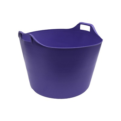 PURPLE EXTRA LARGE 76L FLEXI TUB BUCKET TRUG STORAGE FLEXIBLE BASKET ...