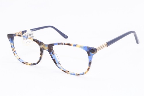 NEW CHELSEA MORGAN CM 7001 TORT BLUE AUTHENTIC DESIGNER EYEGLASSES 53 ...