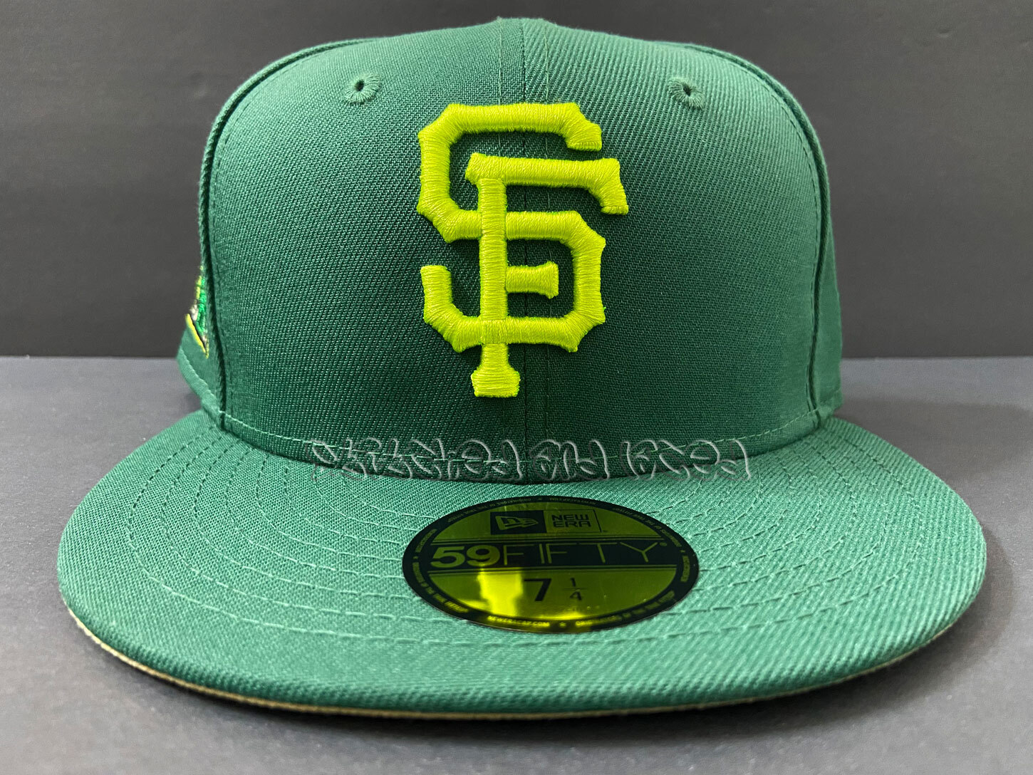 HAT CLUB EXCLUSIVE SAN FRANCISCO GIANTS CROCODILE GREEN TAN UV 2007 ASG ...