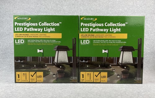 Malibu Prestigious Collection Low Voltage LED Pathway Lights 2 Pack ...