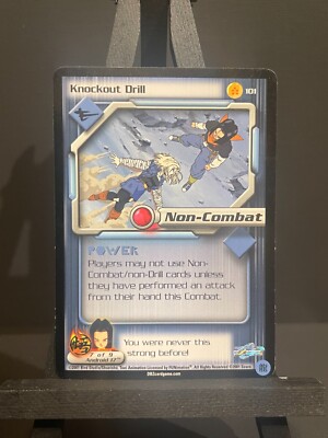 Dragon Ball Z CCG Knockout Drill 101 Androids Saga Limited Rare! | eBay