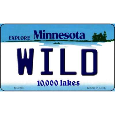 Wild Minnesota State License Plate Tag Magnet M-2290 | eBay