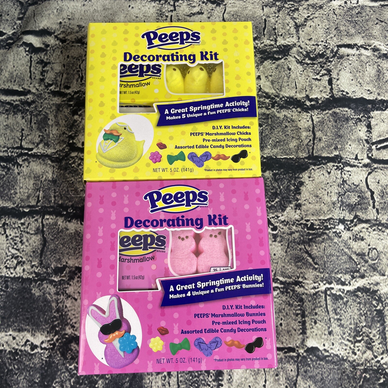 RARE+Yellow+Ducks+Peeps+Marshmallow+DIY+Decorating+Kit for sale online ...