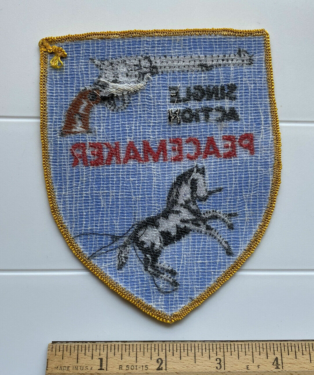 2 COLT FIREARMS PATCHES “COLT SINGLE ACTION PEACEMAKER”. | eBay