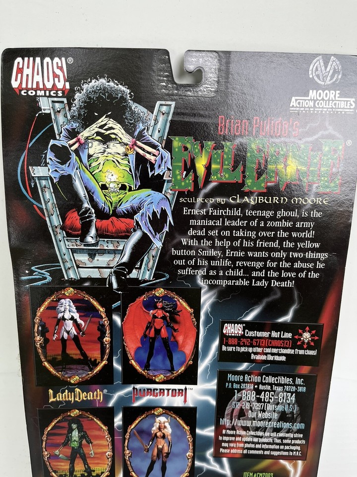 EVIL ERNIE Action Figure CHAOS! COMICS BRIAN PULIDO'S 1997 Moore ...