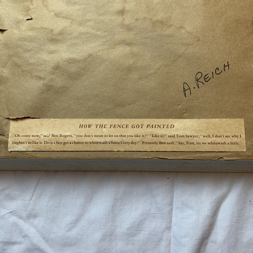 NORMAN ROCKWELL To Illustrate TOM SAWYER Set/3 Prints Heritage Press ...