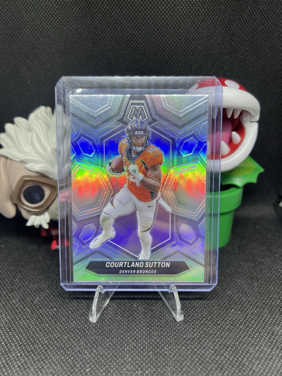 Courtland Sutton 2024 Panini Mosaic NFL Silver Hologram #66 Denver ...