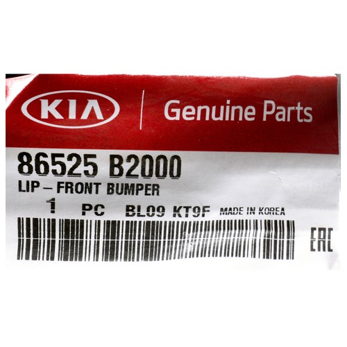 OEM NEW Front Bumper Spoiler Lip Valance 2014-2016 Kia Soul 86525-B2000 ...