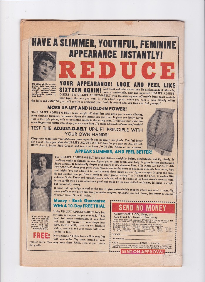 JUNGLE COMICS #124 [1950 GD] "THE TRAIL OF THE PHARAOH'S EYE" FICTION ...