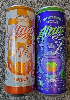Alani Nu Energy Drink Variety Pack, 1 Witch’s Brew & 1 Pumpkin Cream, 2 ...
