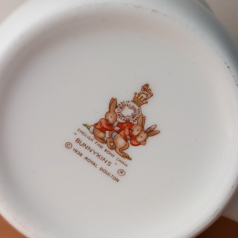 Vintage Royal Doulton Bunnykins Fine Bone China Cup Mug As New | eBay UK