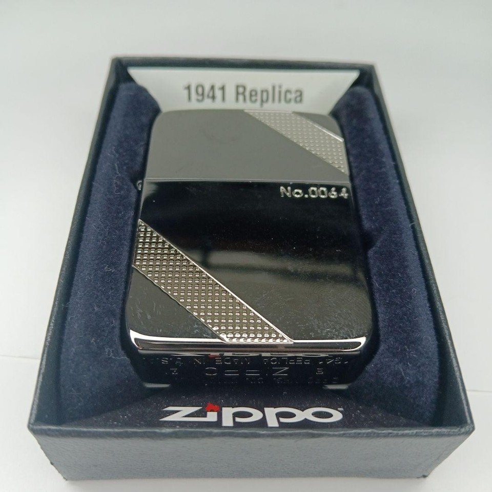 Zippo Lighter 07 1941 Reprint Diagonal Line Replica Serial Number ...