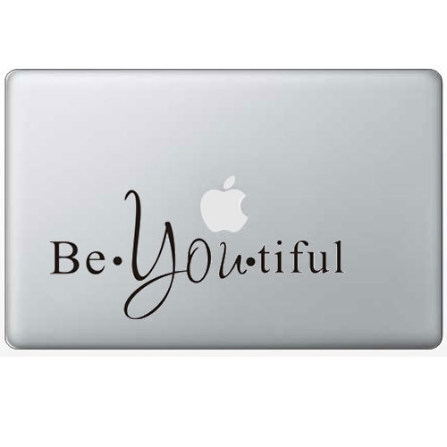 Be you tiful Vinyl Home decor decal sticker for wall window Mackbook ...