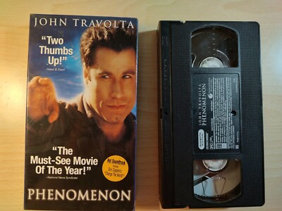PHENOMENON VHS Cassette tape John Travolta | eBay