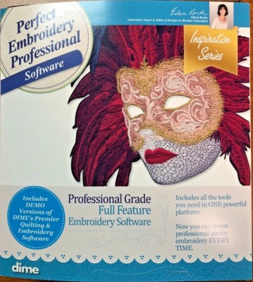 DIME Designs in Machine Embroidery Professional Embroidery Software New ...
