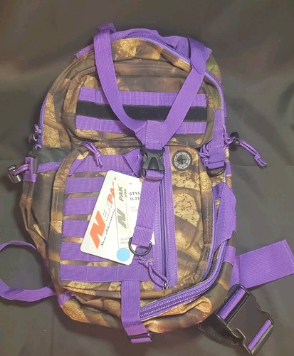 18" 1200cu.in. NexPak Tactical Sling Hiking Backpack TL318 DMBK CAMO ...