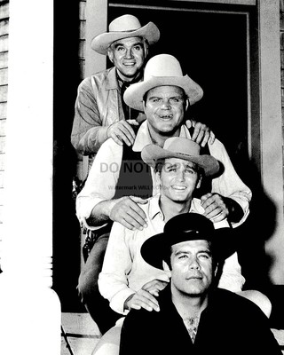 "BONANZA" CAST OF THE NBC TV WESTERN SERIES - 8X10 PUBLICITY PHOTO (DA ...