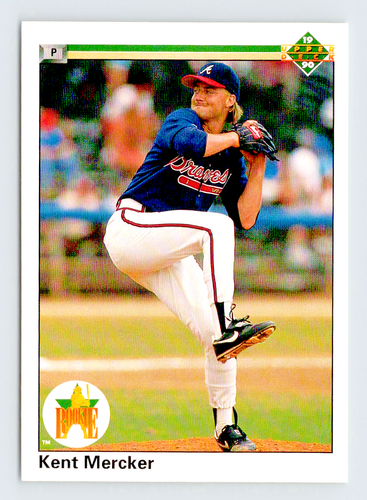 1990 Upper Deck Card, #63 Kent Mercker, Atlanta Braves Rookie | eBay