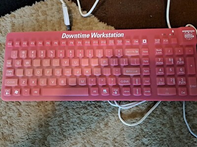 Man & Machine Really Cool Rubber Waterproof Spill Proof USB Keyboard | eBay