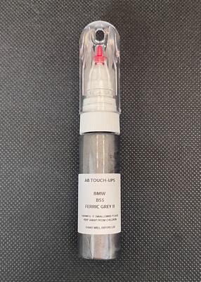 BMW FERRIC GREY II B55 ALLOY WHEEL TOUCH UP PAINT PEN BRUSH FOR CURB ...