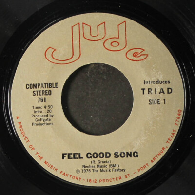 TRIAD: feel good song / i'm ready JUDE 7" Single 45 RPM | eBay