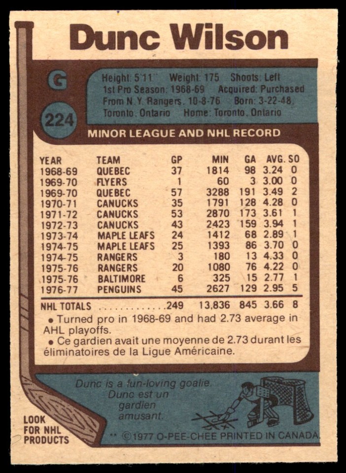1977-78 O-Pee-Chee NM-MT Dunc Wilson #224 | eBay