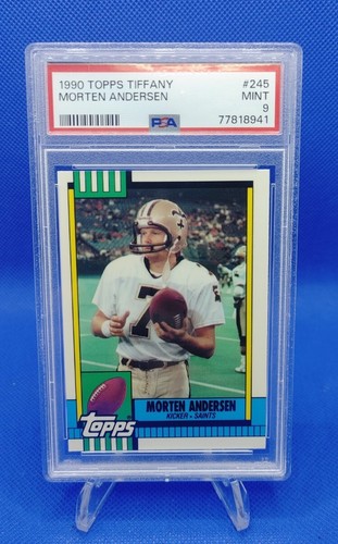 1990 Topps Tiffany #245 Morten Anderson New Orleans Saints PSA 9 | eBay